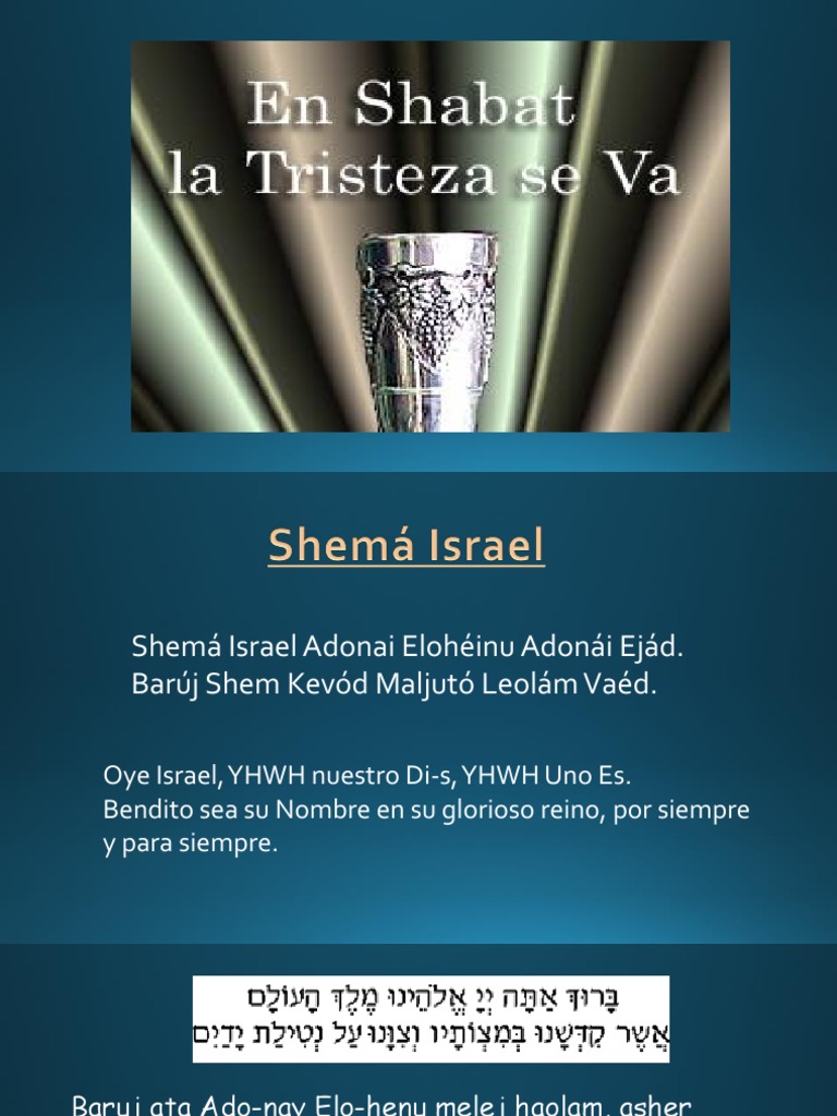 Oraciones para Shabbat | PDF | Religión y espiritualidad