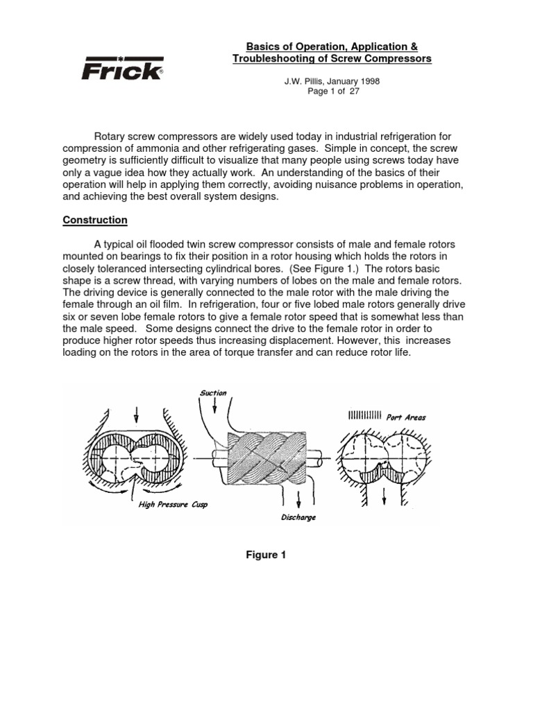 Screw Compressors | PDF | Heat Exchanger | Pump