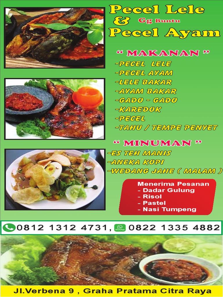 Spanduk Pecel Lele 60 X 120 | PDF