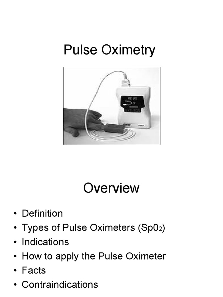 Pulse Oximetry v2 | Clinical Medicine | Cardiovascular System