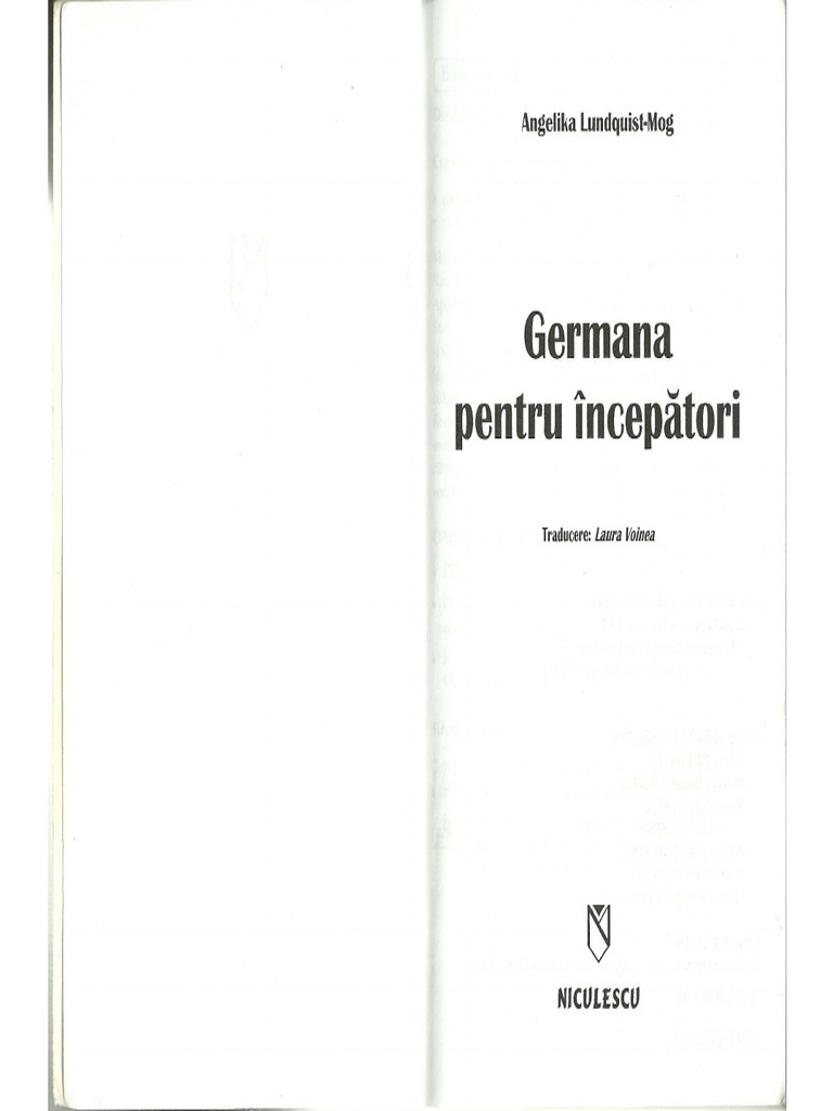 Germana PT Incepatori | PDF