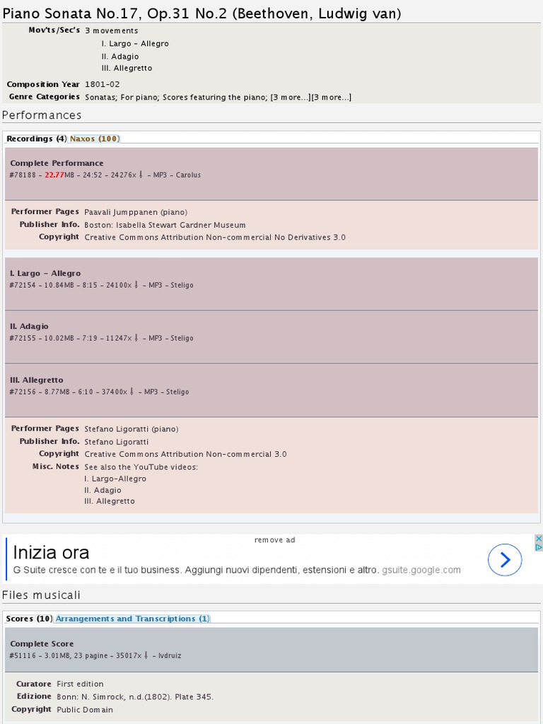 Pir | PDF | Opus Number | Music