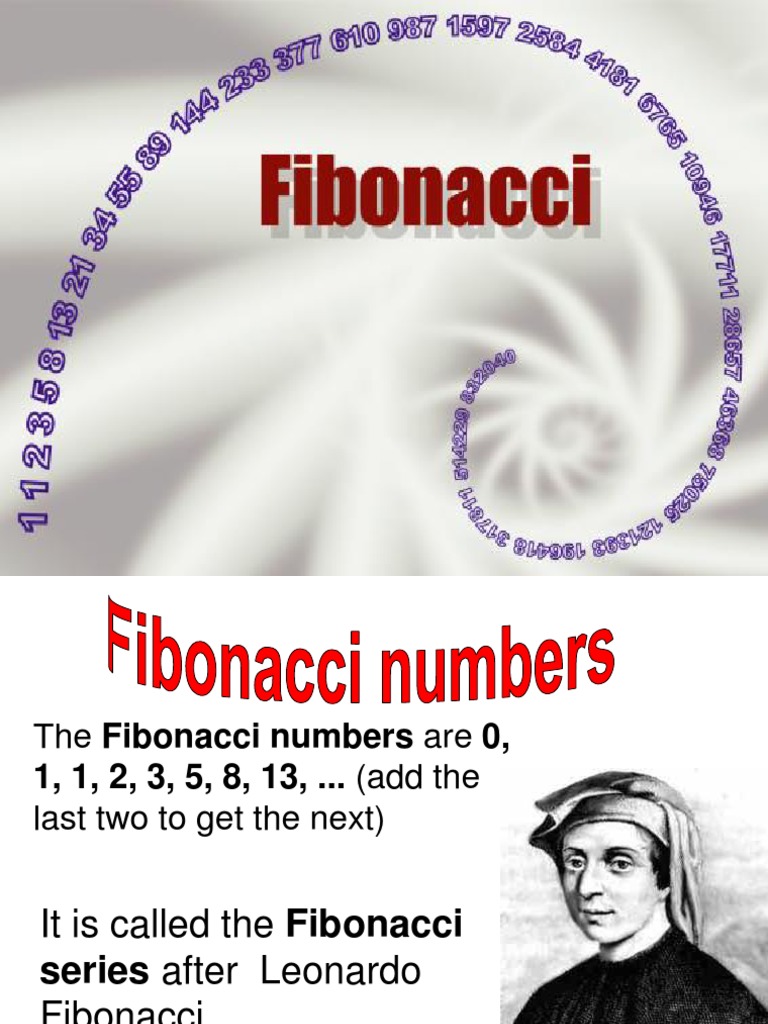 Fibonacci | PDF | Flowers | Botany