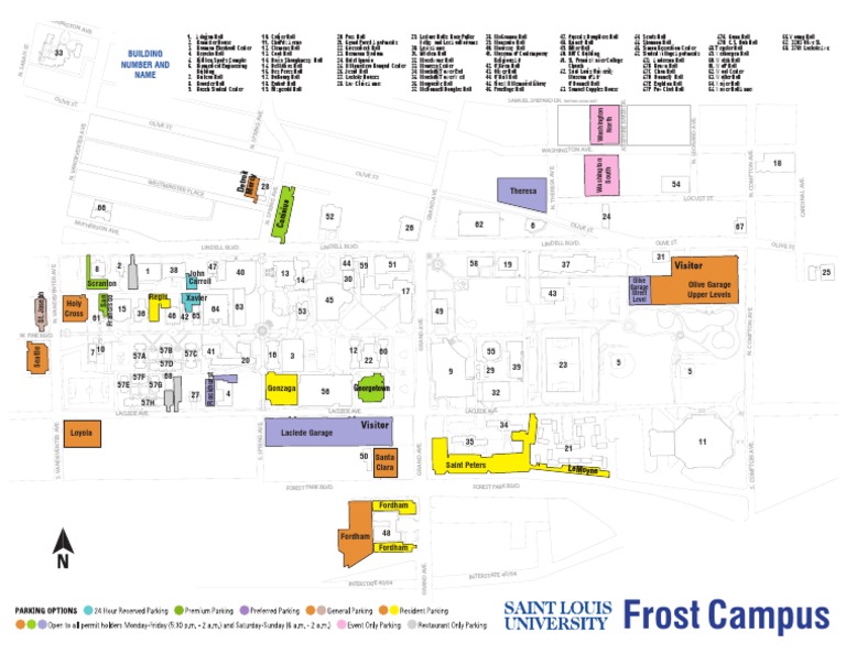 A Visual Guide to Saint Louis University's Campus Buildings | PDF