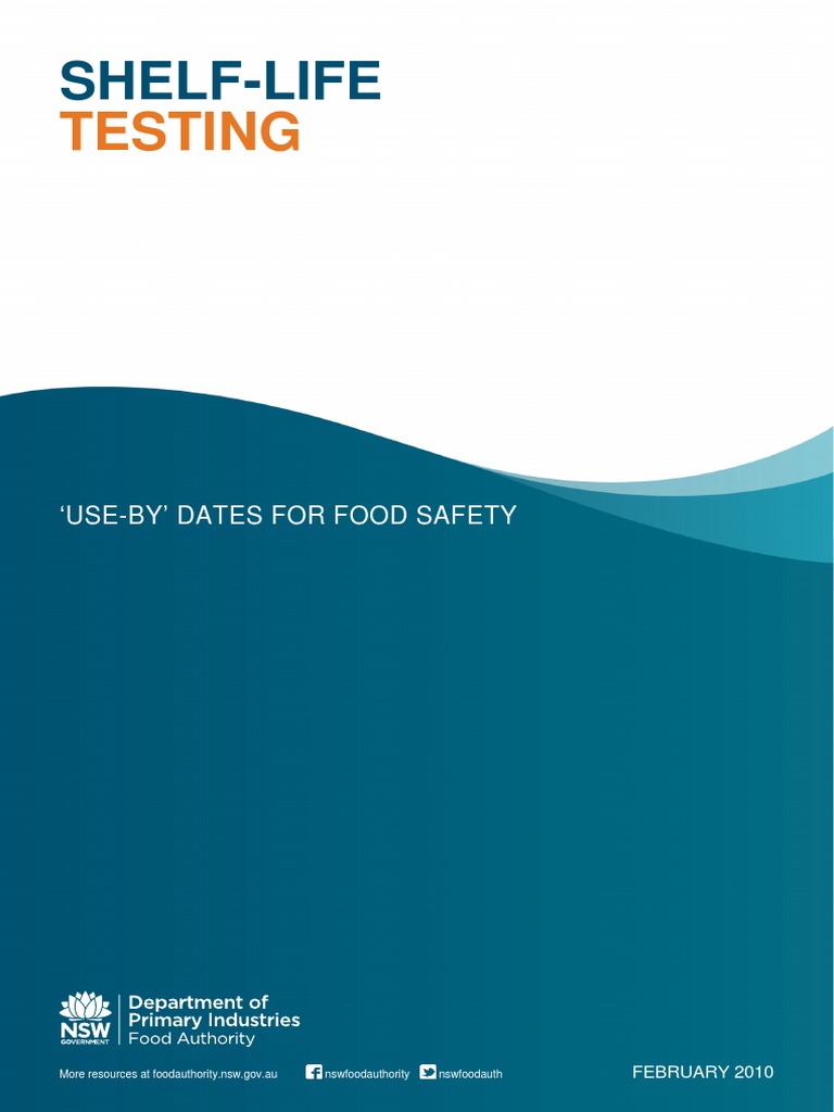 Shelf Life Testing | PDF | Shelf Life | Foods