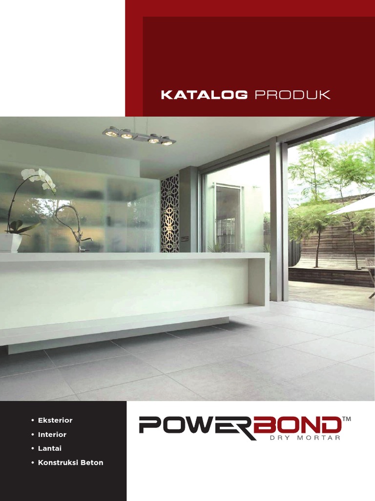 Katalog Mortar Powerbond 868 | PDF | Griya & Taman