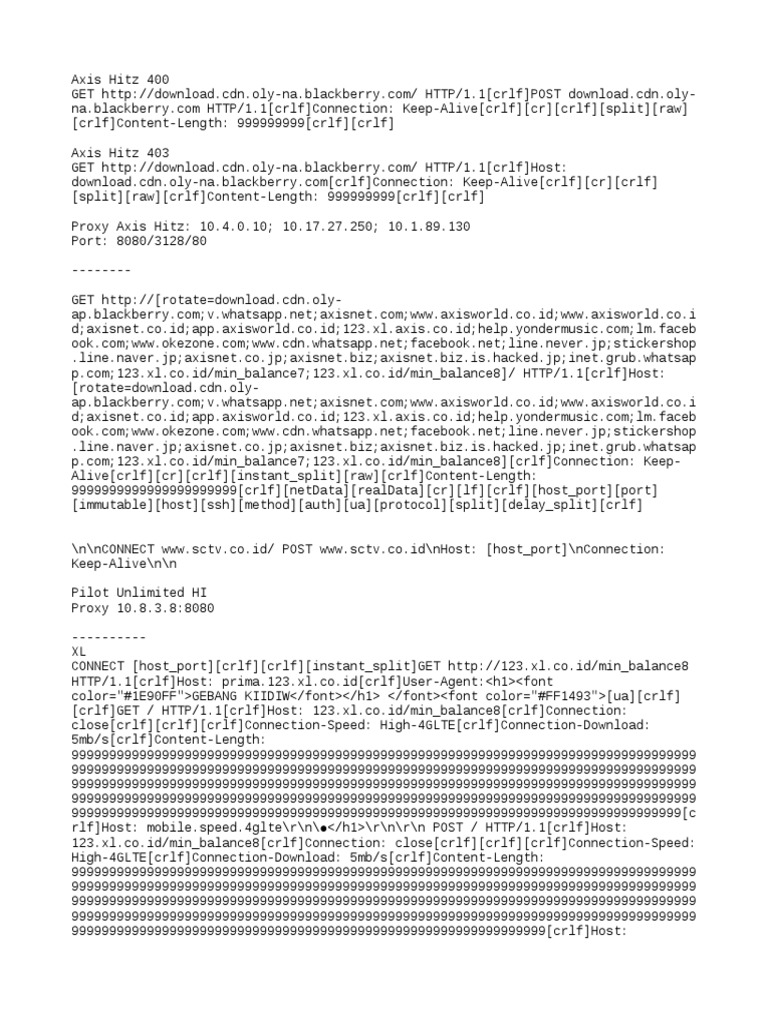 All Payload | Download Free PDF | Hypertext Transfer Protocol | Network Architecture