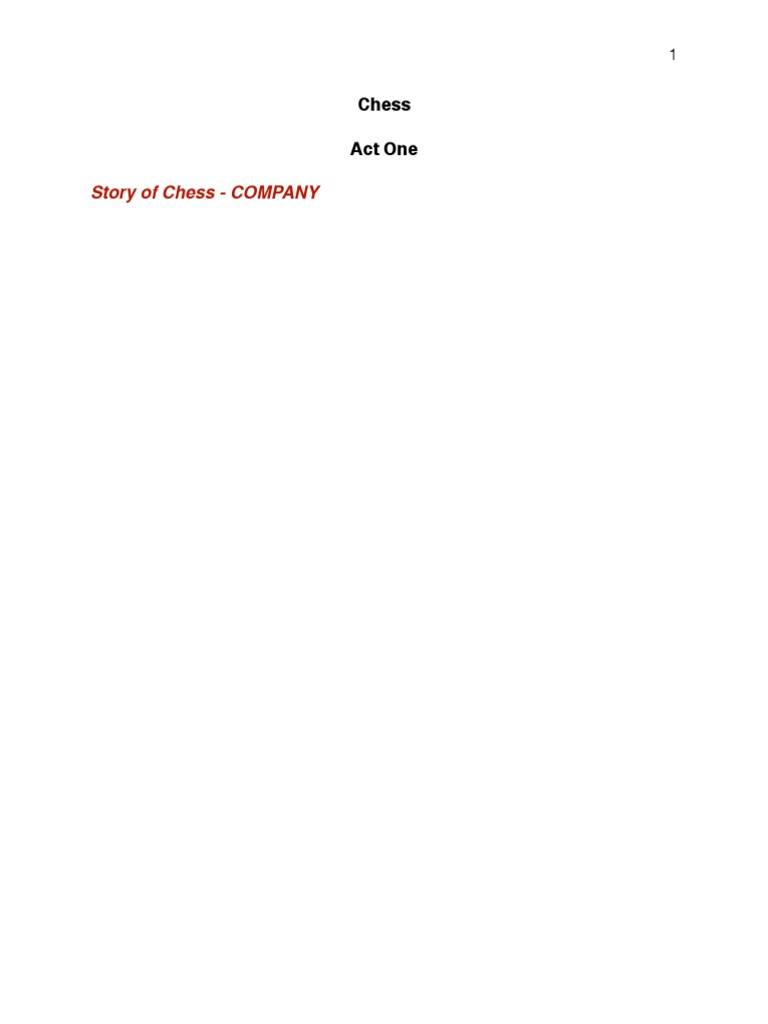 Chess Script | Download Free PDF | World Chess Championships | Chess