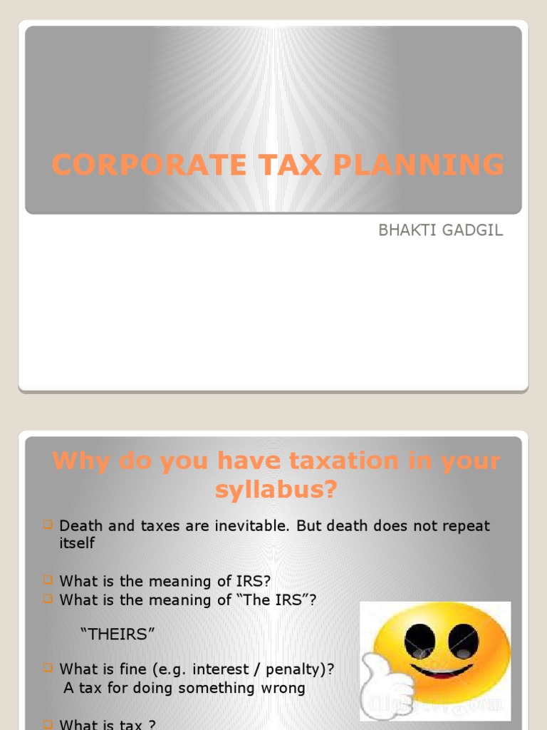 Tax Structure and Basic Concepts | Download Free PDF | Business | Taxes