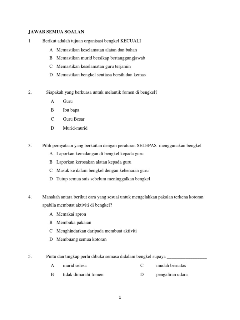 Soalan Akhir Tahun RBT Tahun 4 1 | PDF