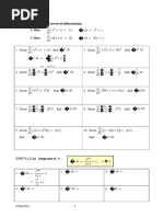 Implicit Differentiation Practice Problems | PDF | Rates | Functions ...