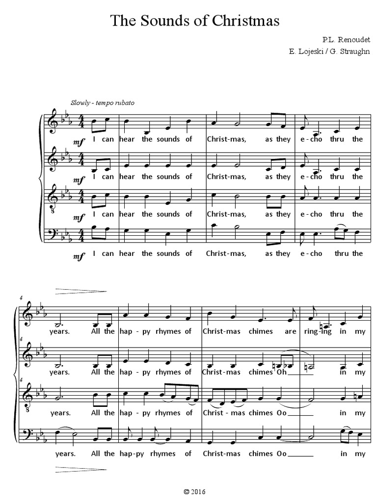 The Sounds of Christmas - Arrangement | PDF | Leisure