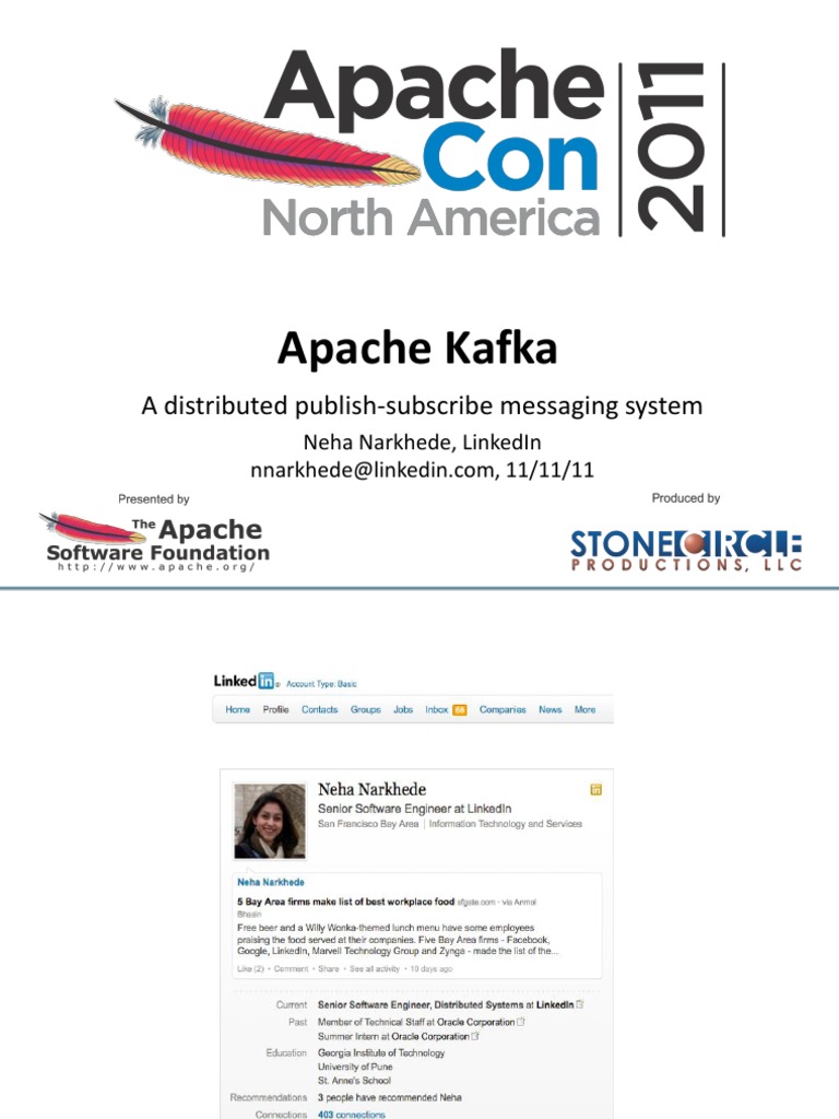 Apache Kafka Pdf Apache Hadoop Distributed Computing Architecture 