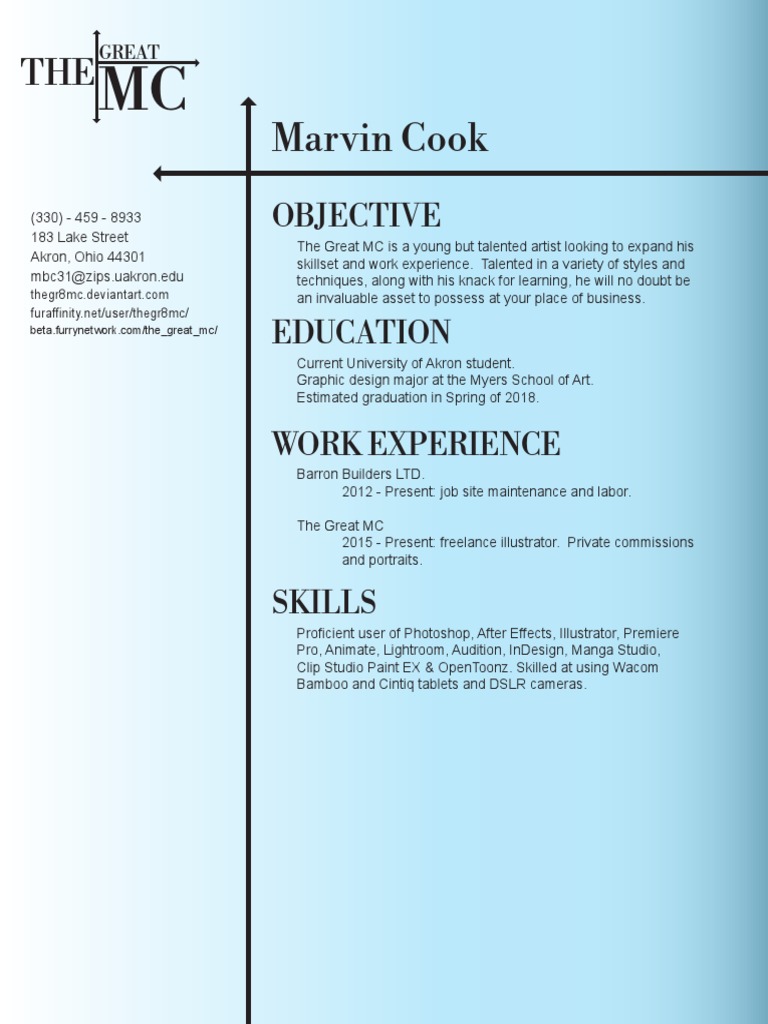 Graphic Design Portfolio of Marvin Cook | PDF