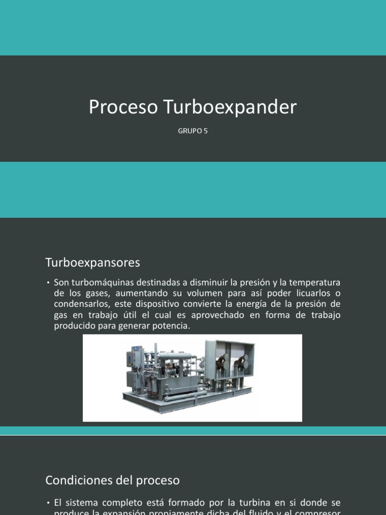 Proceso Turboexpander Diaposcris | PDF