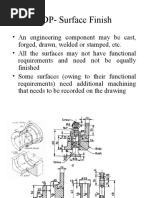 Machine Symbols & Surface Finish | PDF | Surface Roughness | Machining