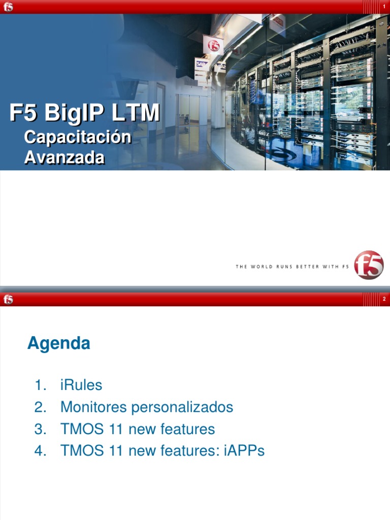 Capacitación Avanzada en F5 BigIP LTM | PDF | Transport Layer Security ...