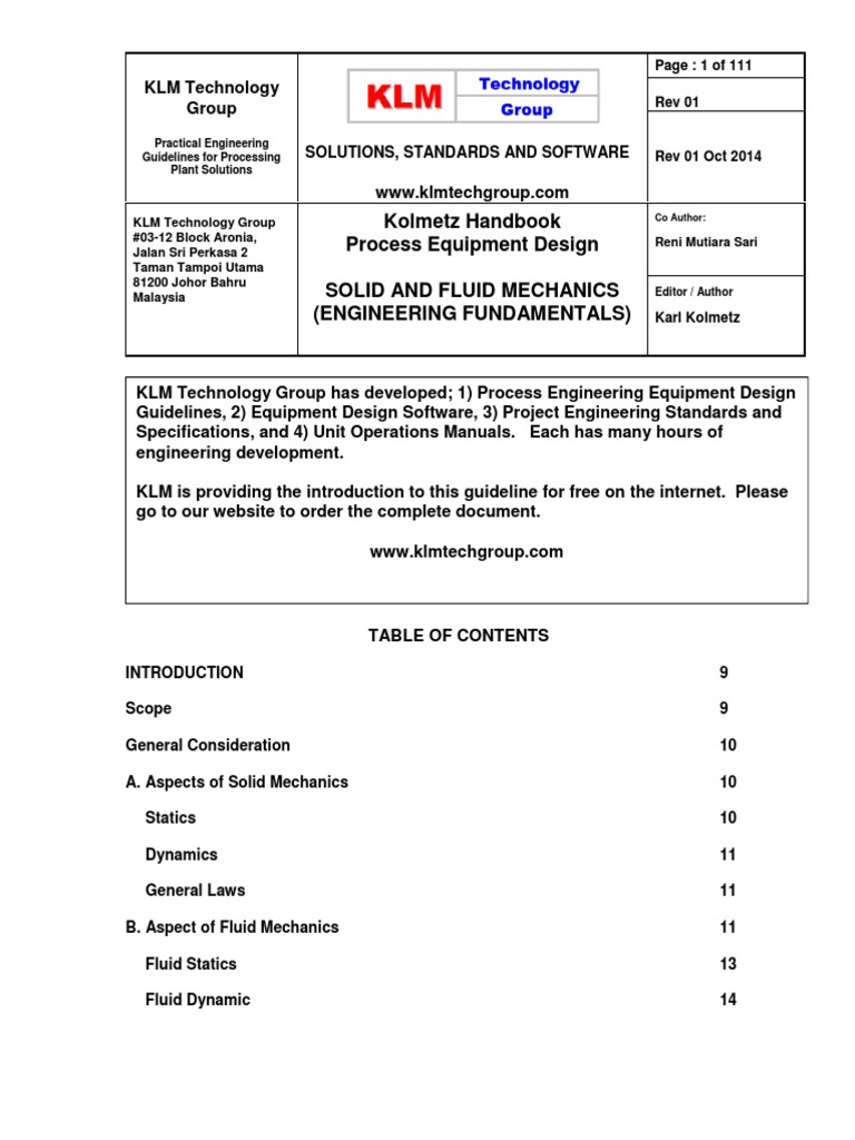 Engineering Fundamentals | PDF | Fluid Dynamics | Force