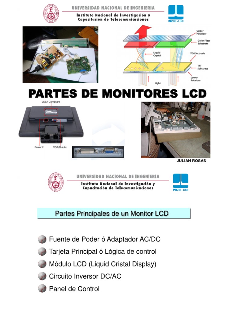 03 Partes Del Monitor LCD | PDF