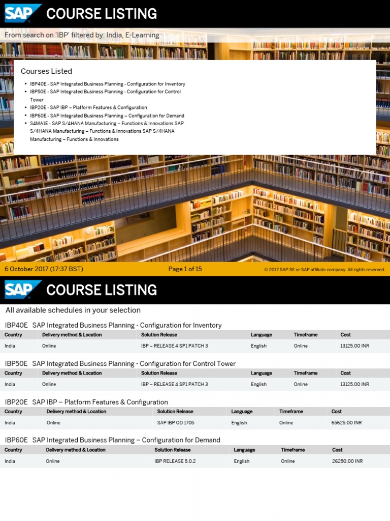Courses Listed: From Search On 'IBP' Filtered By: India, E-Learning ...