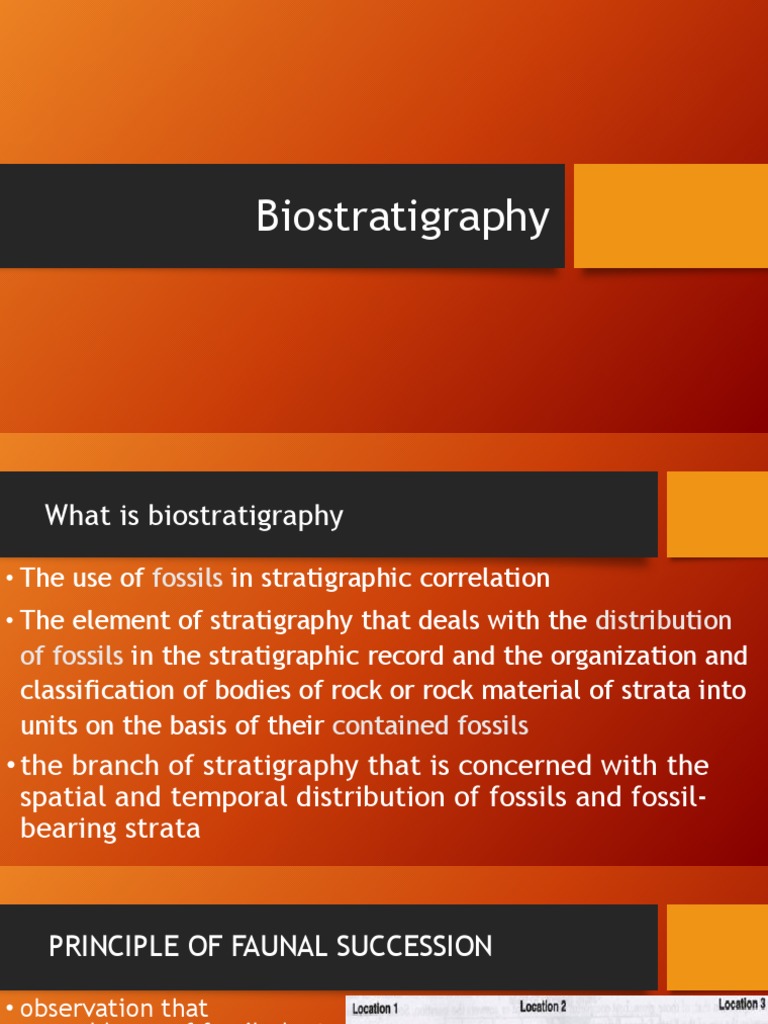 Biostratigraphy | PDF | Fossil | Stratigraphy