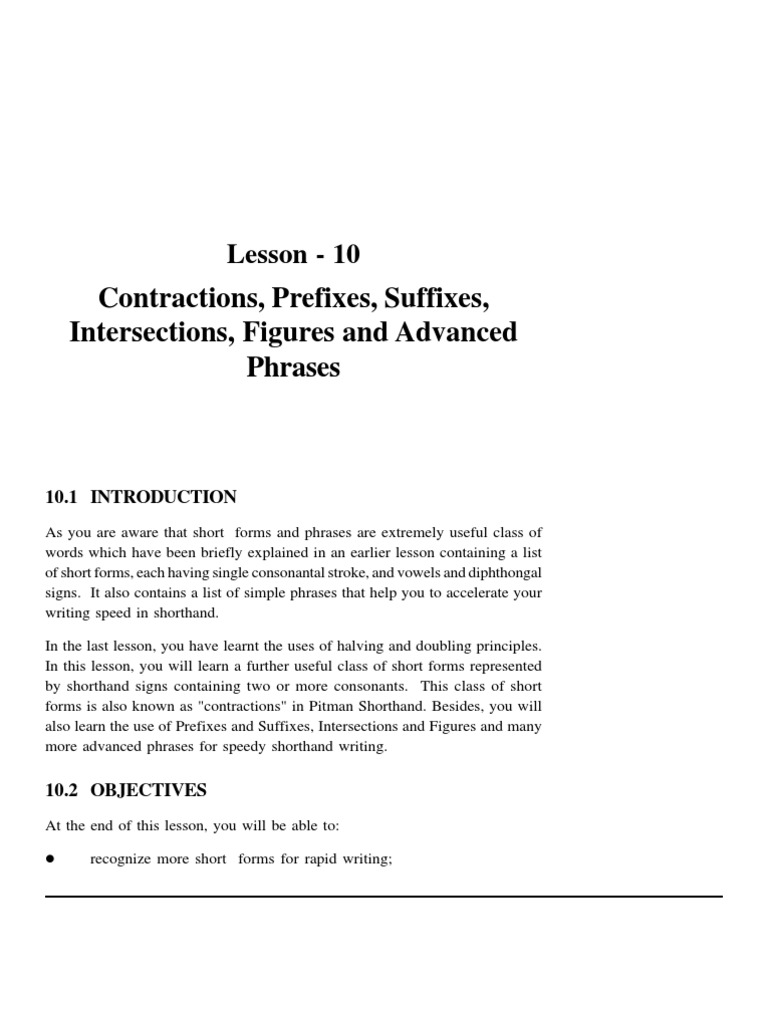 Steno 10 | PDF | Shorthand | Phonetics