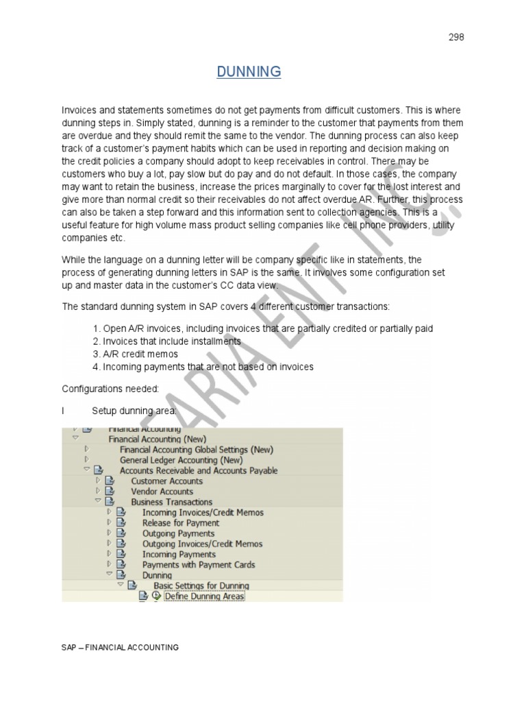 Dunning | PDF | Invoice | Sales