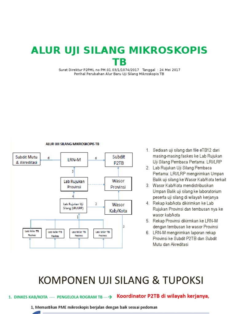 Alur Uji Silang Mikroskopis TB | PDF