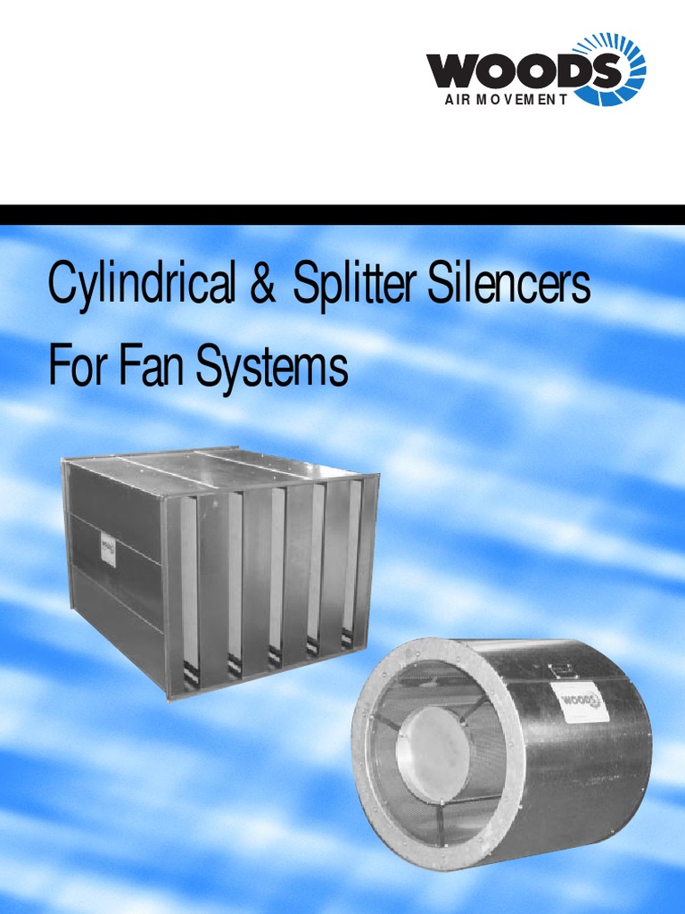 Cylindrical & Splitter Silencers For Fan Systems: Air Movement | PDF ...