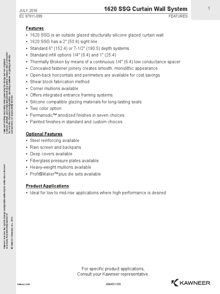 Curtain Wall System PVT | PDF | Window | Architectural Elements