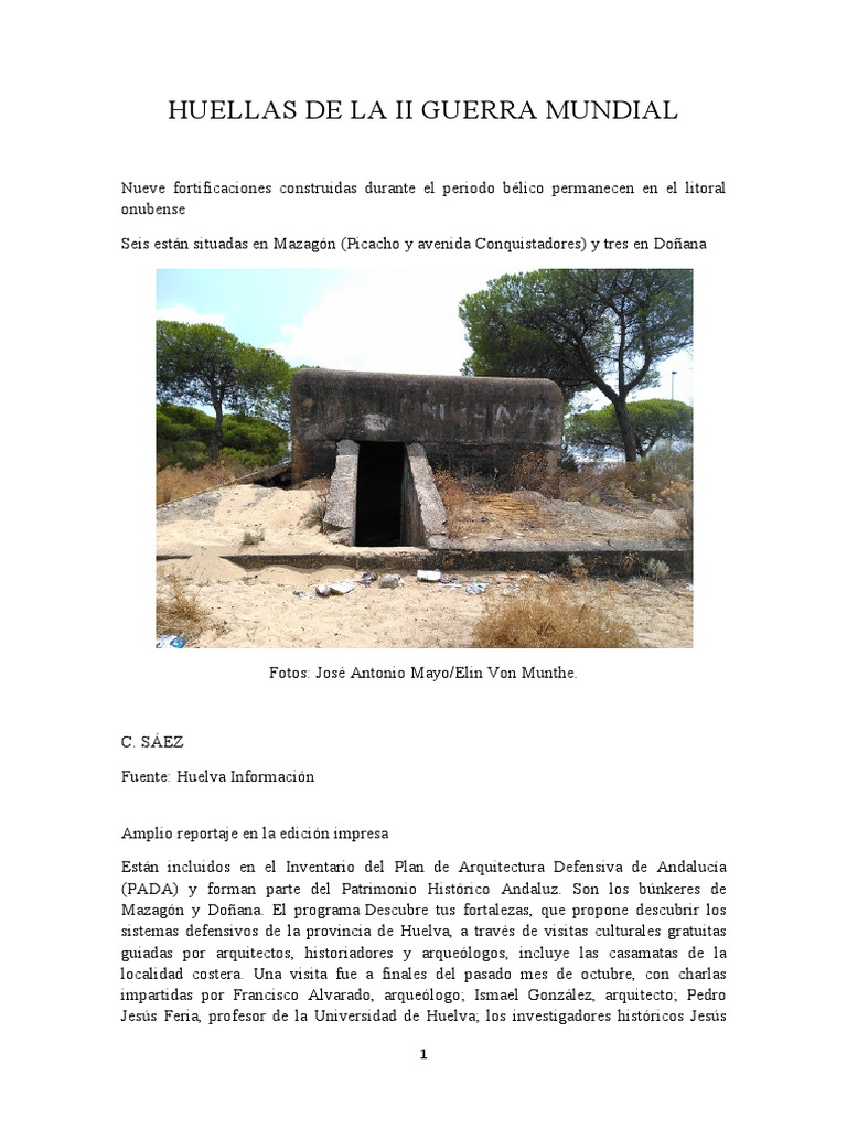 Huellas de La II Guerra Mundial | PDF | Militar | Guerra