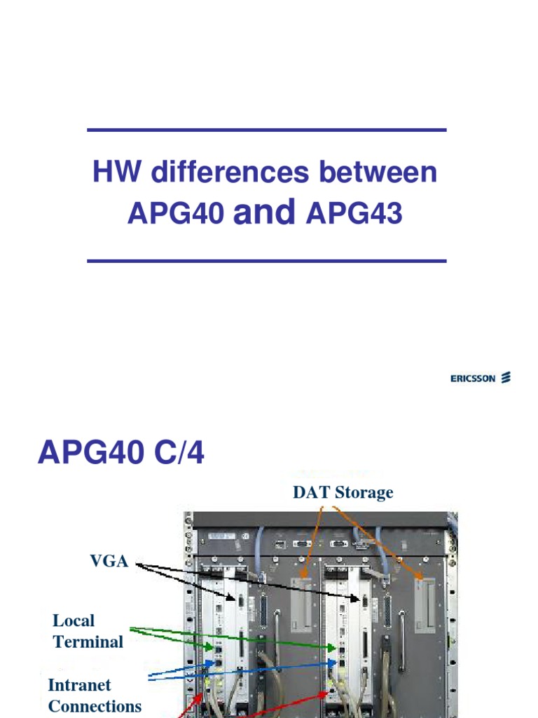 HW Differences Between Apg40 Apg43 | PDF | Disk Storage | Dvd