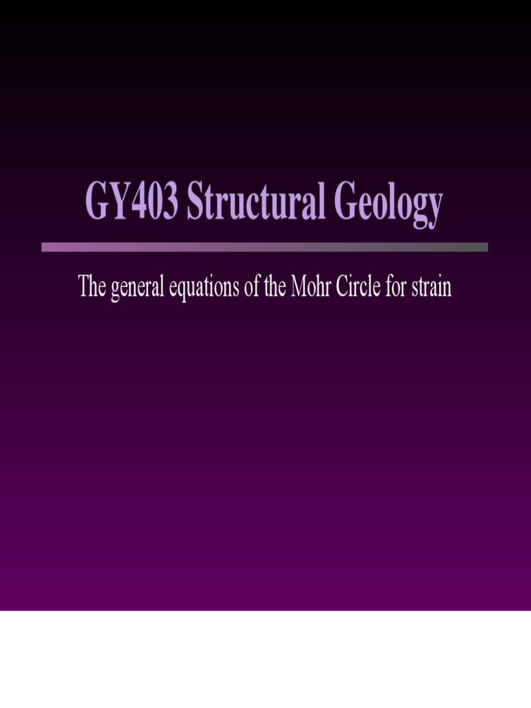 Understanding Strain in Geology | PDF | Deformation (Mechanics ...