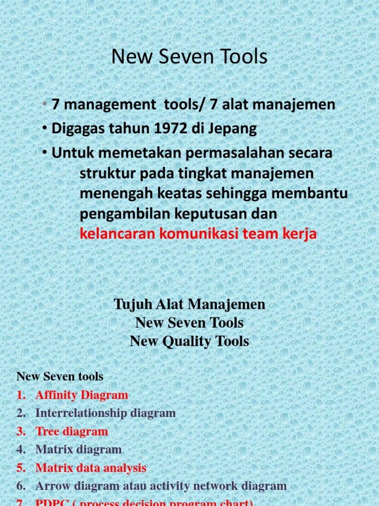 Seven New Tools | PDF | Seni