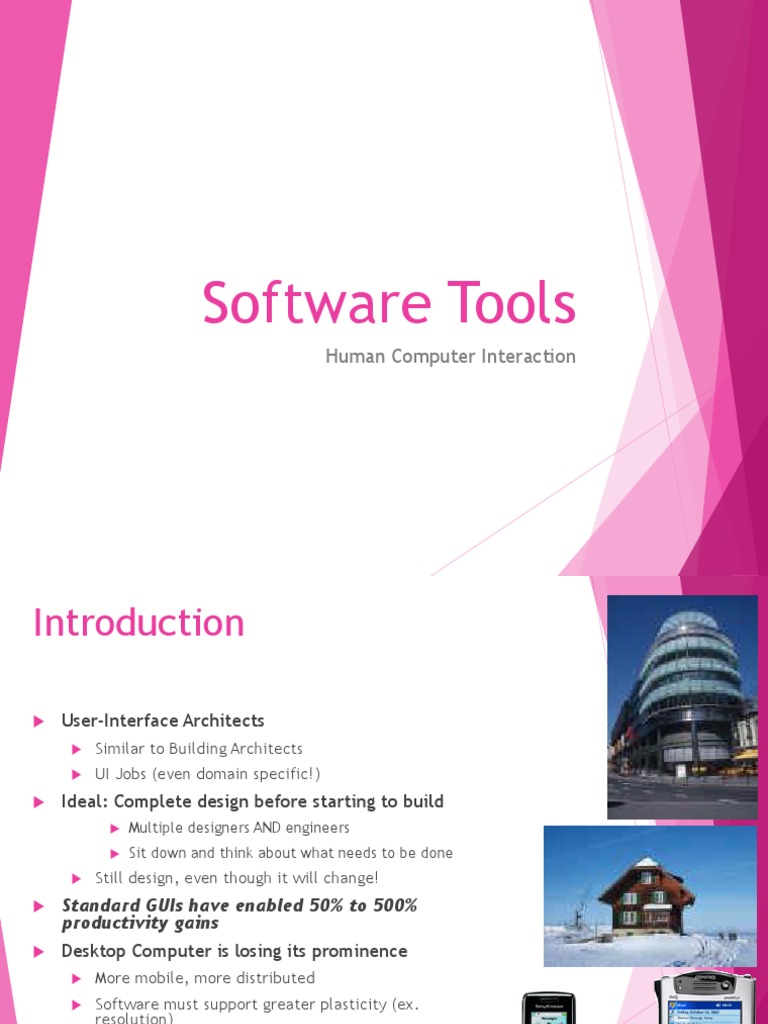 Software Tools: Human Computer Interaction | PDF | Graphical User Interfaces | Unified Modeling ...