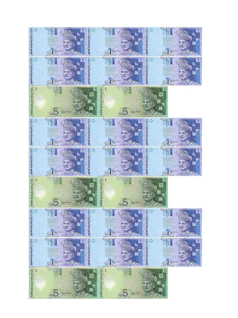 Print Duit Kertas Mainan | PDF