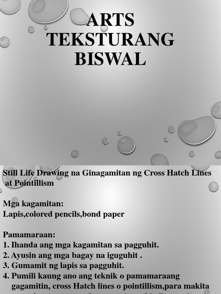 Arts - Teksturang Biswal | PDF