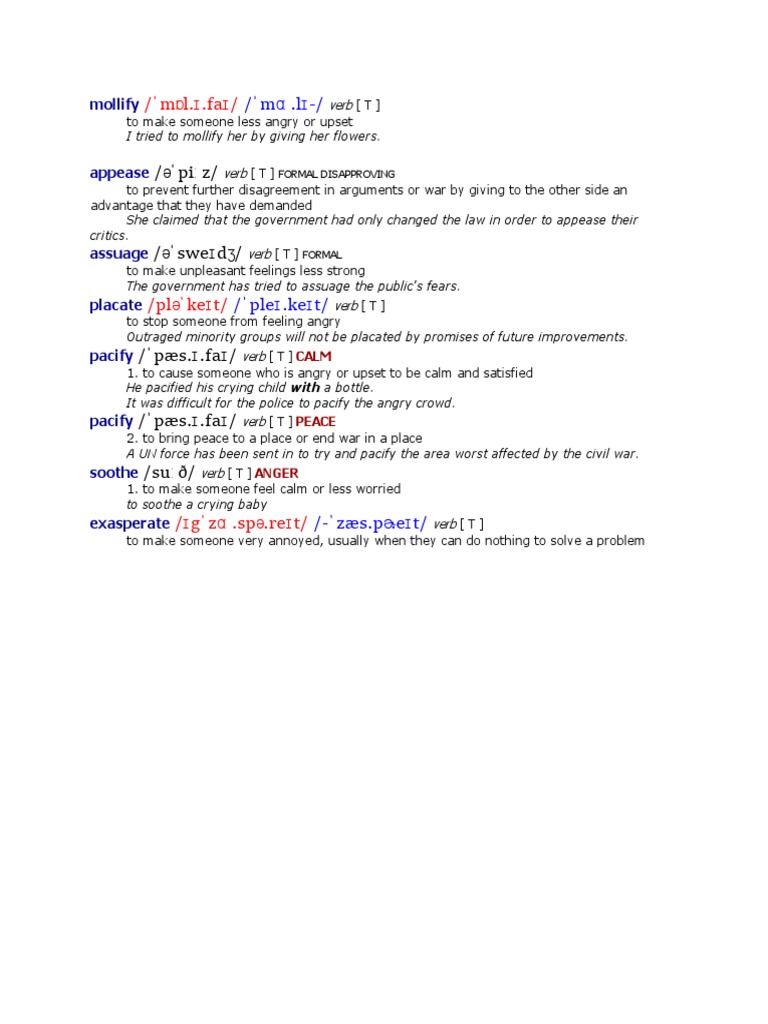 Mɒl.ɪ .Faɪ /: Mollify | PDF