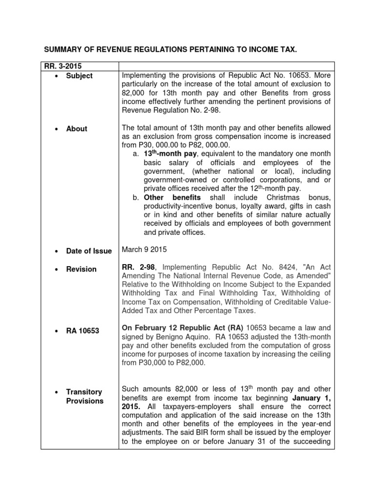 Income Tax Exclusion Update 2015 | PDF | Income Tax | Taxes