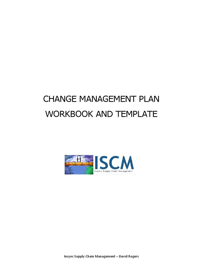 Change Management Plan Workbook and Template: Insync Supply Chain ...
