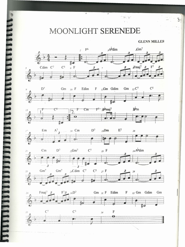 Moonlight Serenade | PDF | Musical Compositions | Classical Music