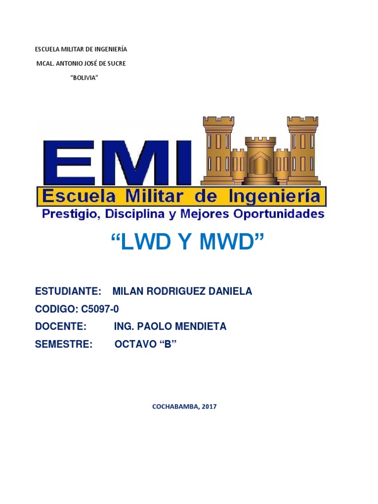 Herramientas MWD y LWD en Perforación | PDF | Transmisión de datos ...