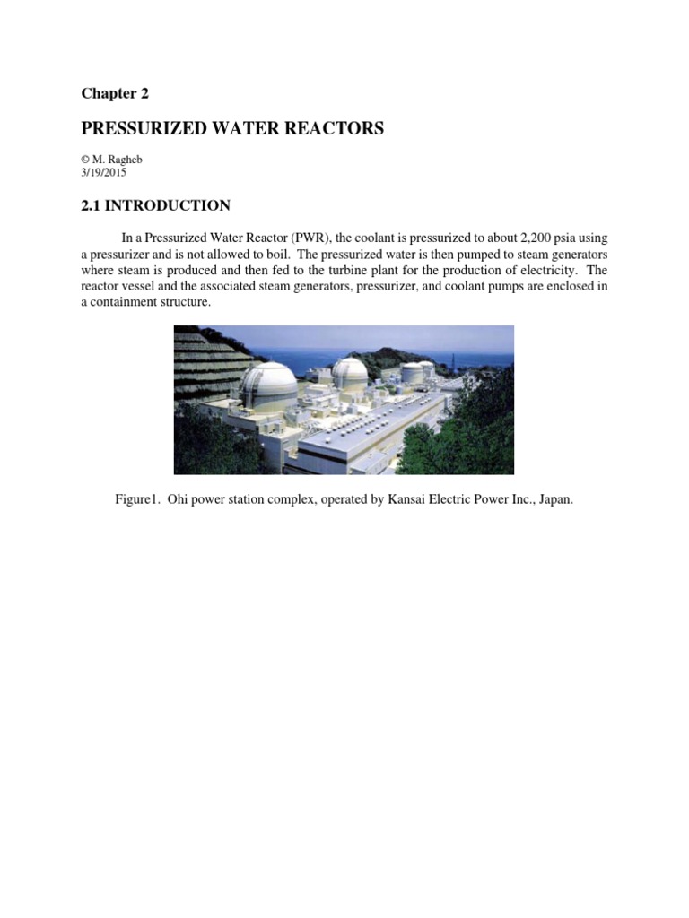 Pressurized Water Reactors | PDF | Pressurized Water Reactor | Nuclear Fuel
