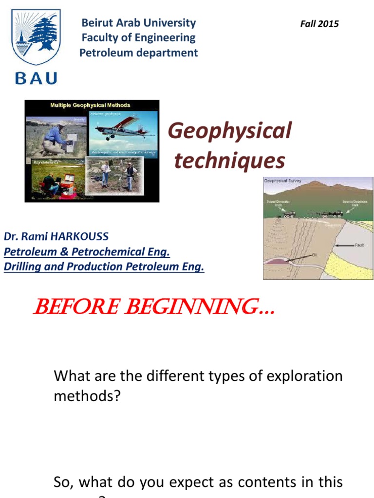 Introduction To Geophysical Techniques | PDF | Geophysics | Geology