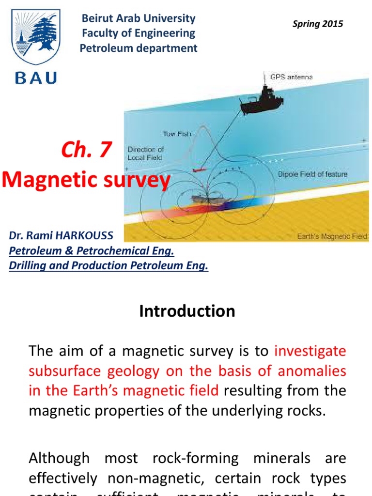 7. Magnetic survey.pdf | Magnetometer | Physics