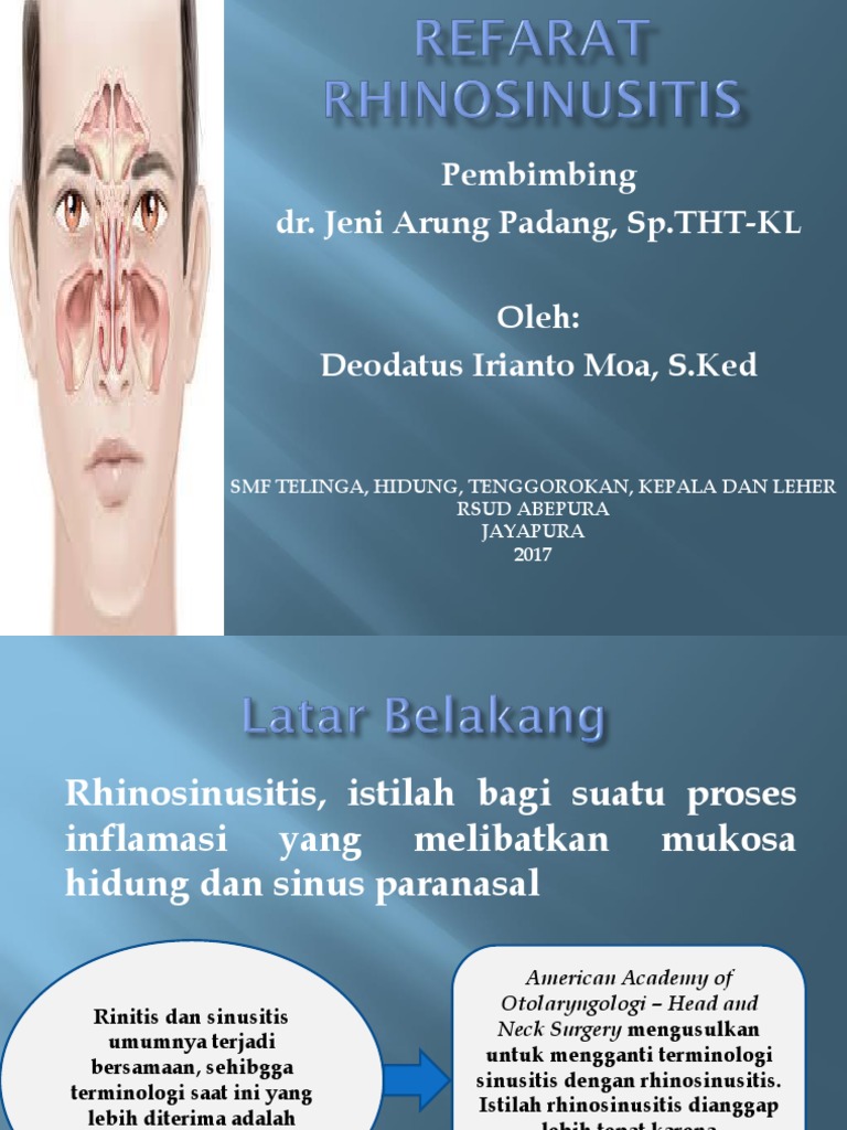 Rhinosinusitis | PDF