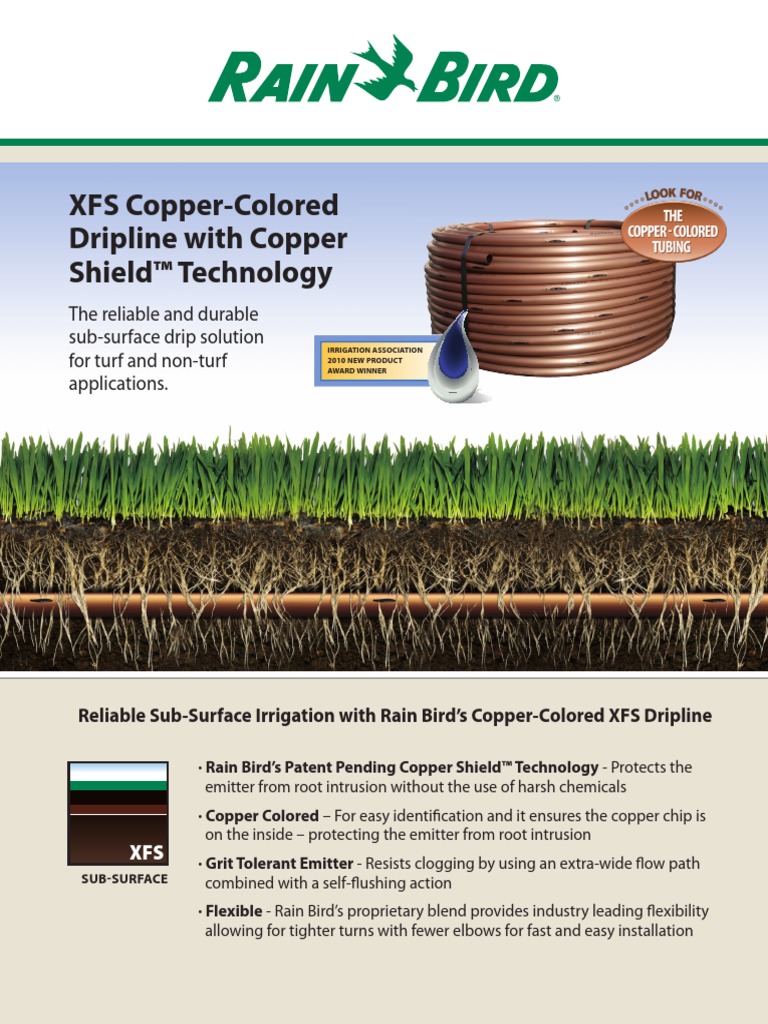 XFS Copper-Colored Dripline With Copper Shield™ Technology | Download ...