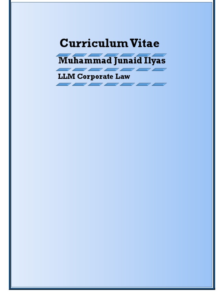 Curriculum Vitae: Muhammad Junaid Ilyas | PDF | Microsoft | Pakistan