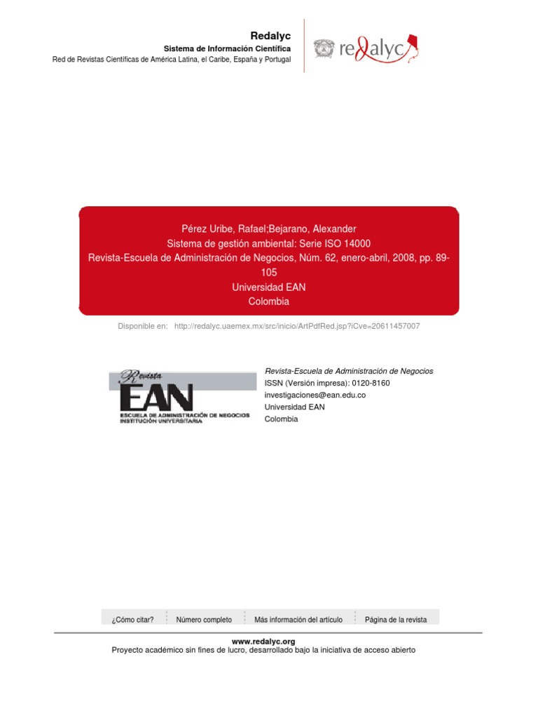Importancia de la Norma ISO 14004 | PDF | Evaluación del ciclo de vida ...