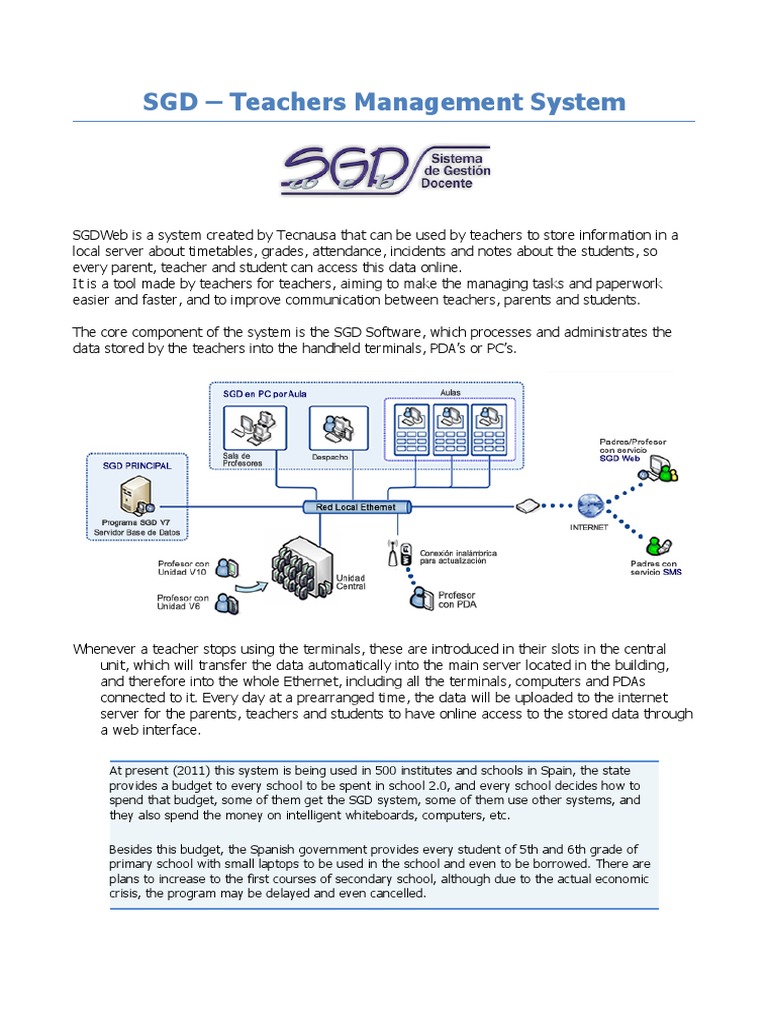 Sgd-Teachers Management System | PDF | Personal Digital Assistant ...